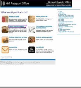 Using the GRO Index for Family History Research - Family Tree Resources