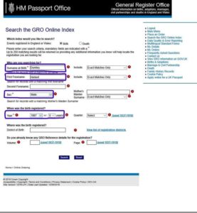 Using the GRO Index for Family History Research - Family Tree Resources