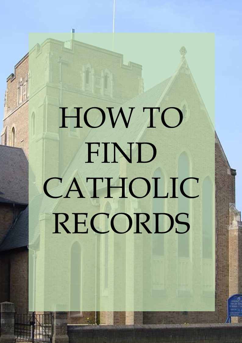How Do I Find Catholic Records Family Tree Resources